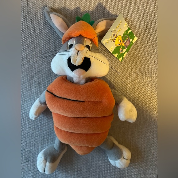 Warner Bros. | Other | Bugs Bunny Plush Beanie Vintage Collectible ...
